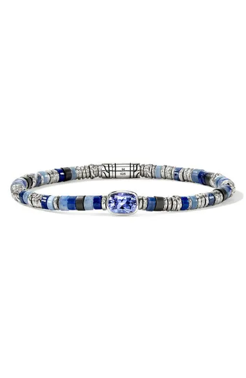 John Hardy Heishi Bracelet With - Tanzanite