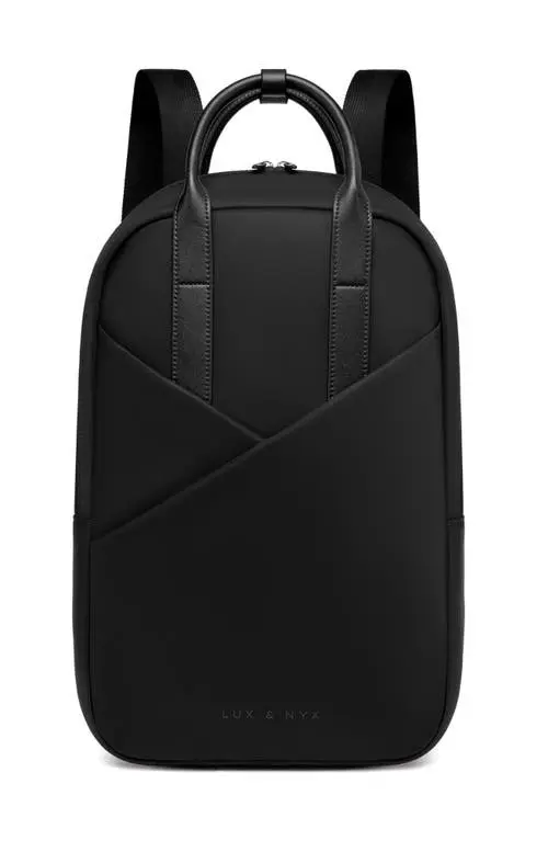 LUX AND NYX Slim Origami Convertible Backpack - Black