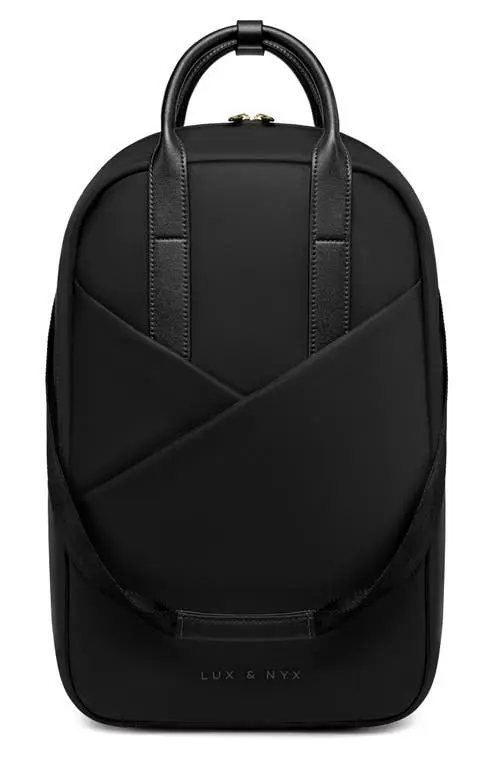 LUX AND NYX Slim Origami Convertible Backpack - Black