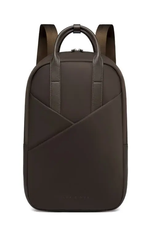 LUX AND NYX Slim Origami Convertible Backpack - Espresso