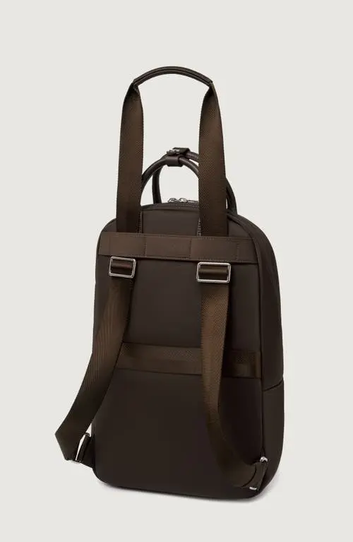 LUX AND NYX Slim Origami Convertible Backpack - Espresso