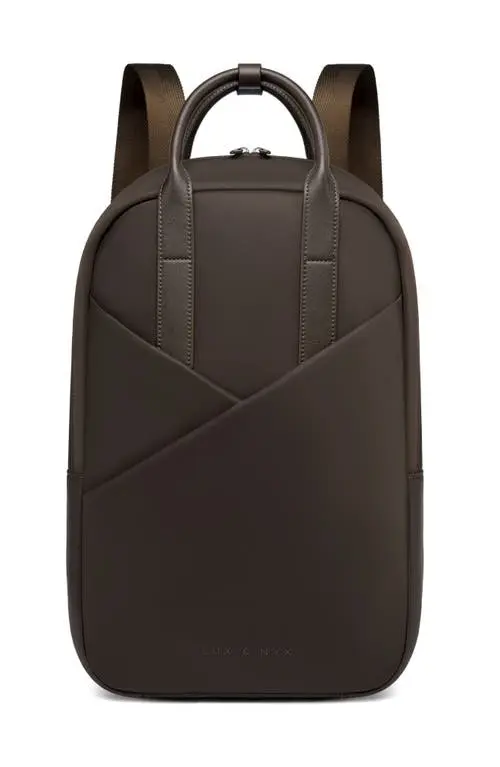 LUX AND NYX Slim Origami Convertible Backpack - Espresso