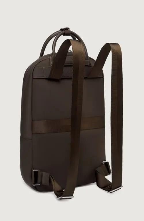 LUX AND NYX Slim Origami Convertible Backpack - Espresso