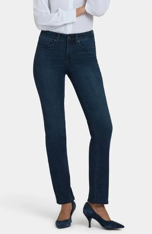NYDJ Marilyn Straight Leg Jeans - Obsidian Blue
