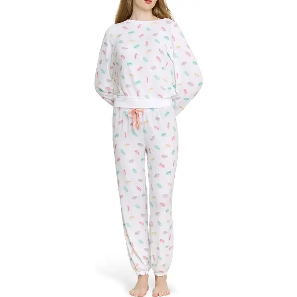 Honeydew Intimates Star Seeker Brushed Jersey Pajamas - Macarons