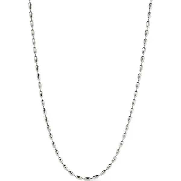 ANA LUISA Ball Chain Necklace - Silver