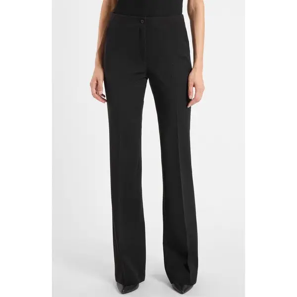 Santorelli Beth Mid-rise Flared Pant - Onyx