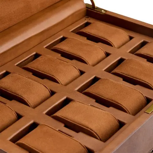 Wolf Brogue 10-piece Watch Box