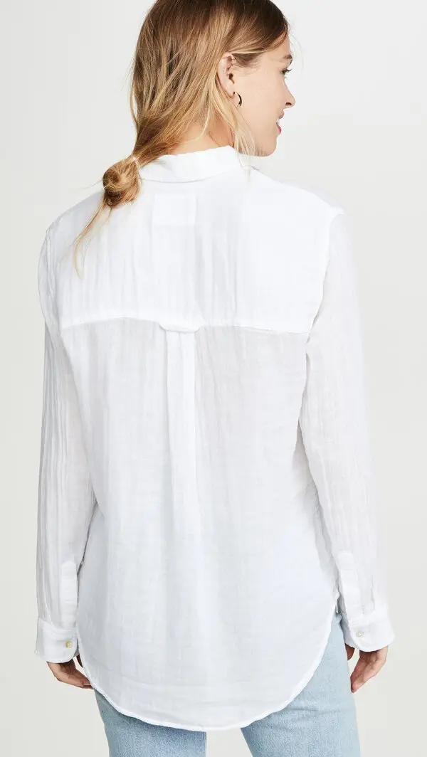 Rails Ellis Gauze Shirt - White