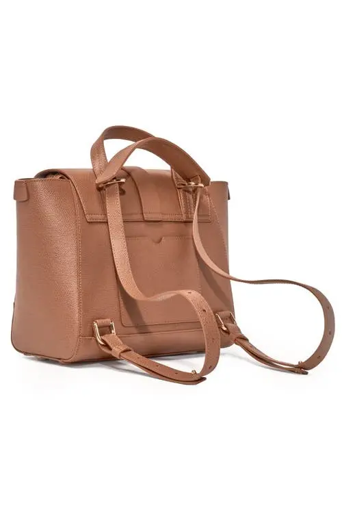 Senreve Maestra Leather Convertible Handbag - Chestnut - 65  display picture 1