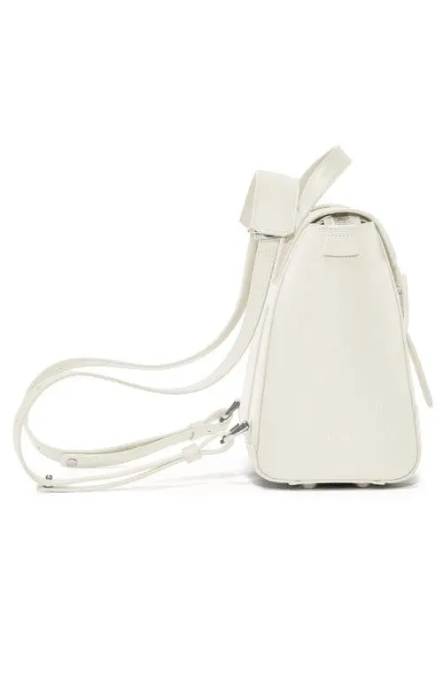 Senreve Midi Maestra Pebbled Leather Handbag - Cream