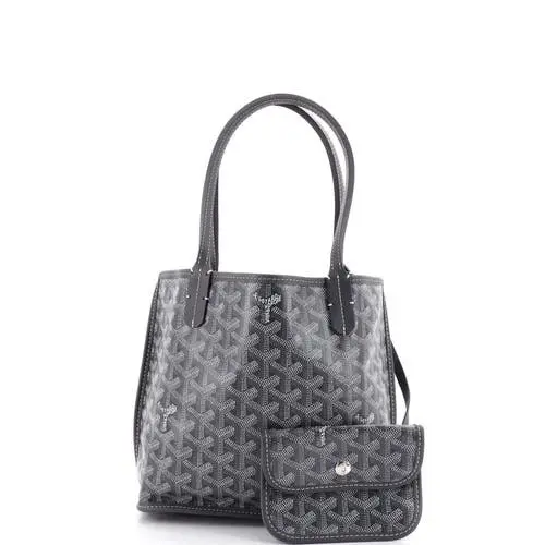 Goyard Anjou Reversible Tote Coated Canvas Mini