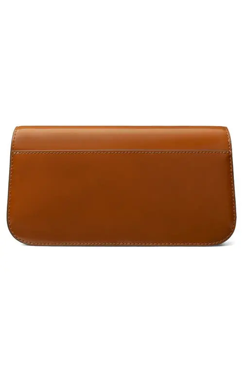 Tory Burch Robinson Spazzolato Leather Shoulder Bag