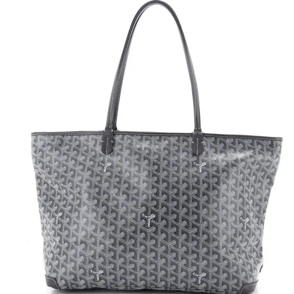 Goyard Artois Tote Coated Canvas Mm - Grey