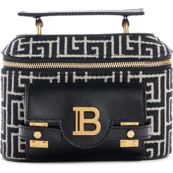 Balmain B-buzz Monogram Vanity Crossbody Bag