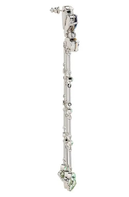 Rabanne Crystal Linear Drop Earrings