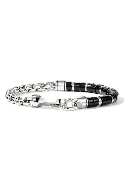 John Hardy Sterling Silver Heishi Bracelet With