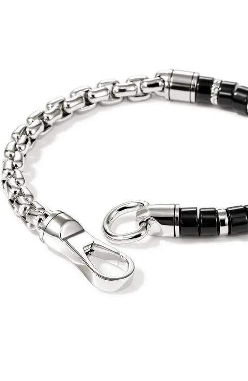 John Hardy Sterling Silver Heishi Bracelet With