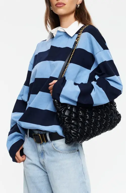 Lioness Outbound Oversize Stripe Jersey Cotton Long Sleeve T-shirt