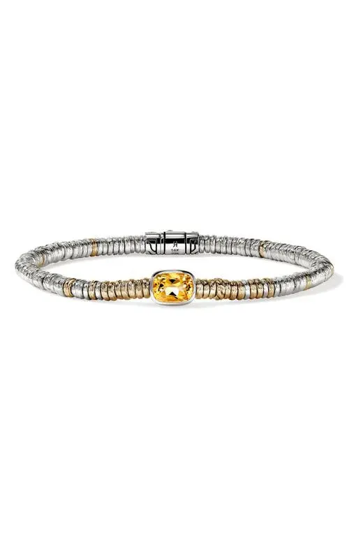 John Hardy Heishi Bracelet With - Citrine