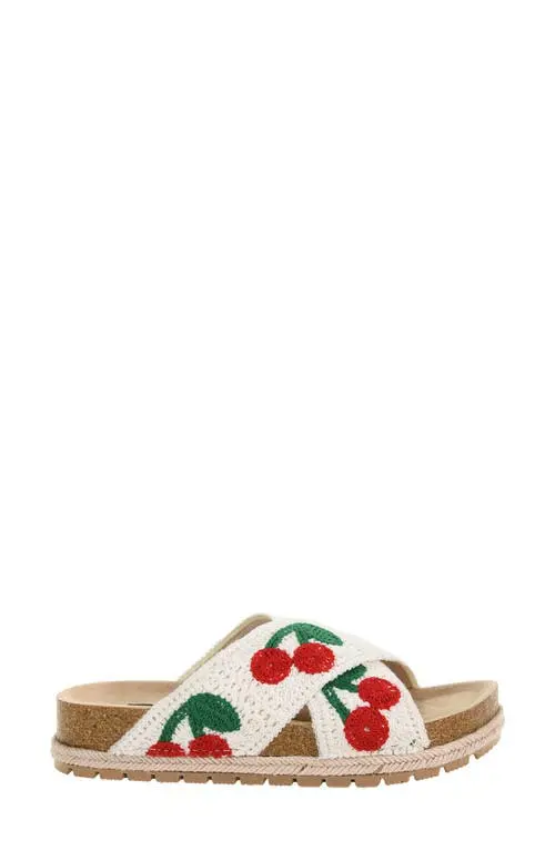 Chinese Laundry Tacoma Crochet Slide Sandal