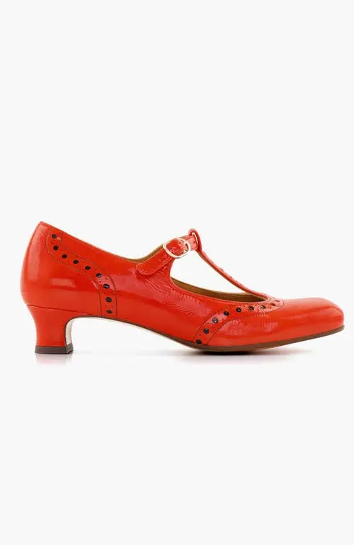 Chie Mihara Izaida Patent Leather Buckle Pump