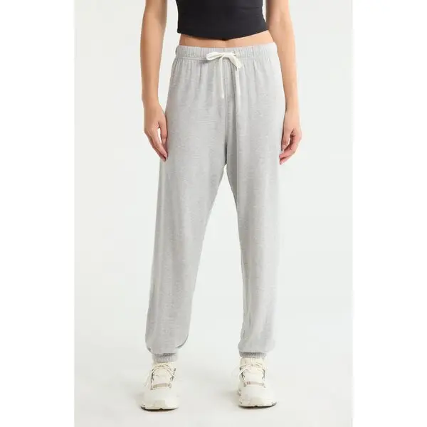 Splits59 Andie Oversized Modal Fleece Sweatpants - Heather Grey