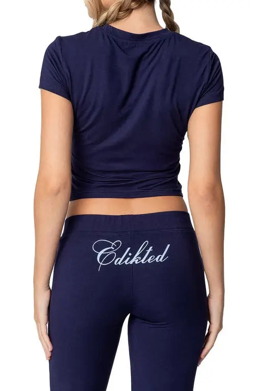 EDIKTED So Baby Tee - Navy