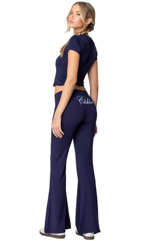 EDIKTED So Baby Tee - Navy