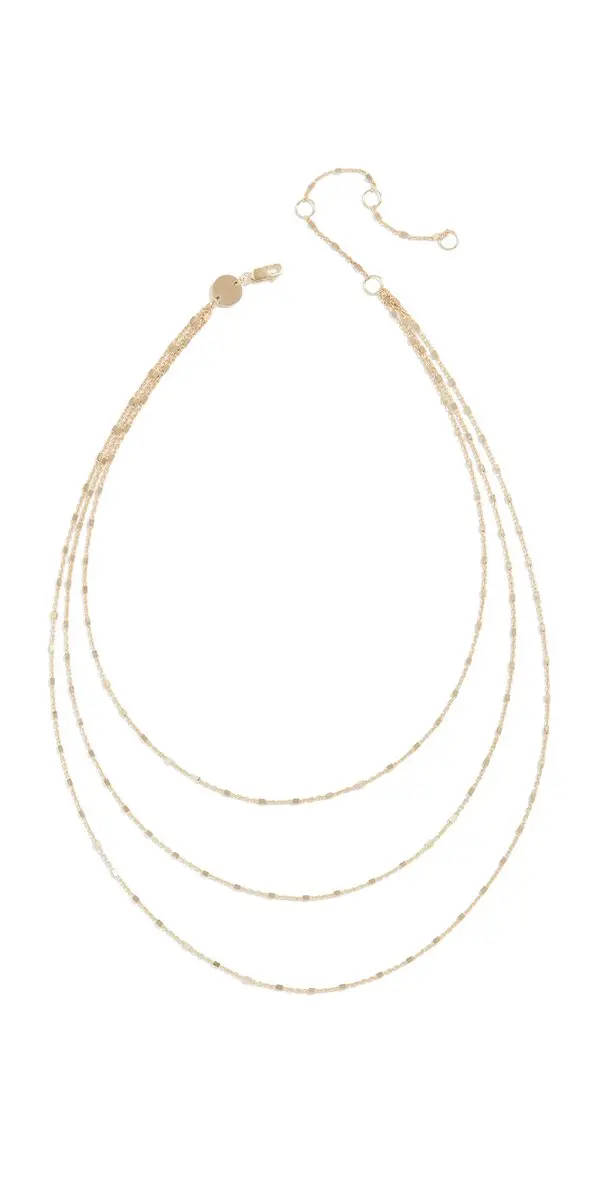 Jennifer Zeuner Jewelry Marchel Layered Necklace - Gold Vermeil