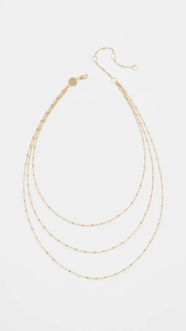 Jennifer Zeuner Jewelry Marchel Layered Necklace - Gold Vermeil