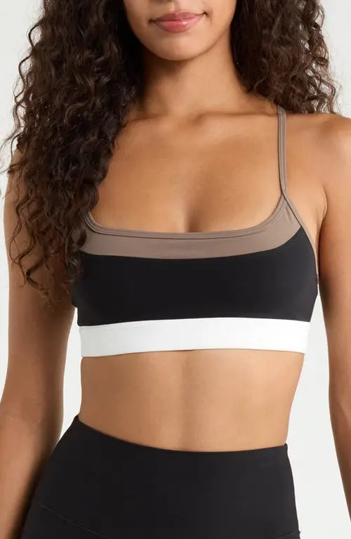 Splits59 Scottie Airweight Sports Bra - Black/lentil