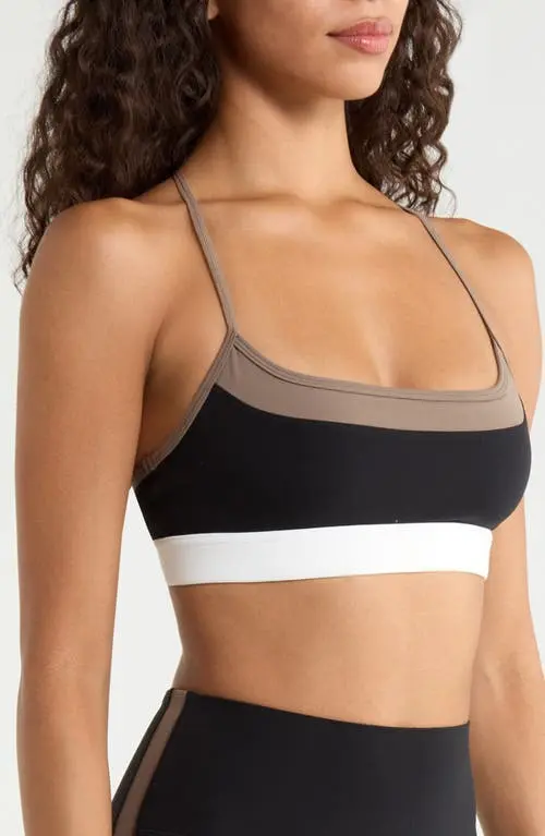 Splits59 Scottie Airweight Sports Bra - Black/lentil