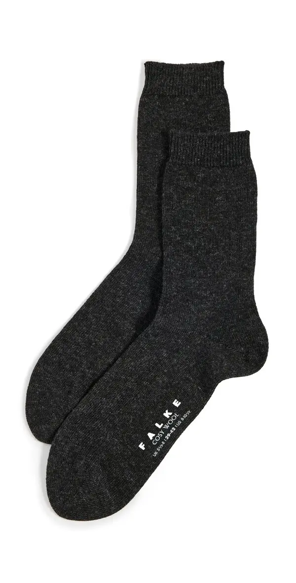 Falke Cozy Wool Socks - Anthracite