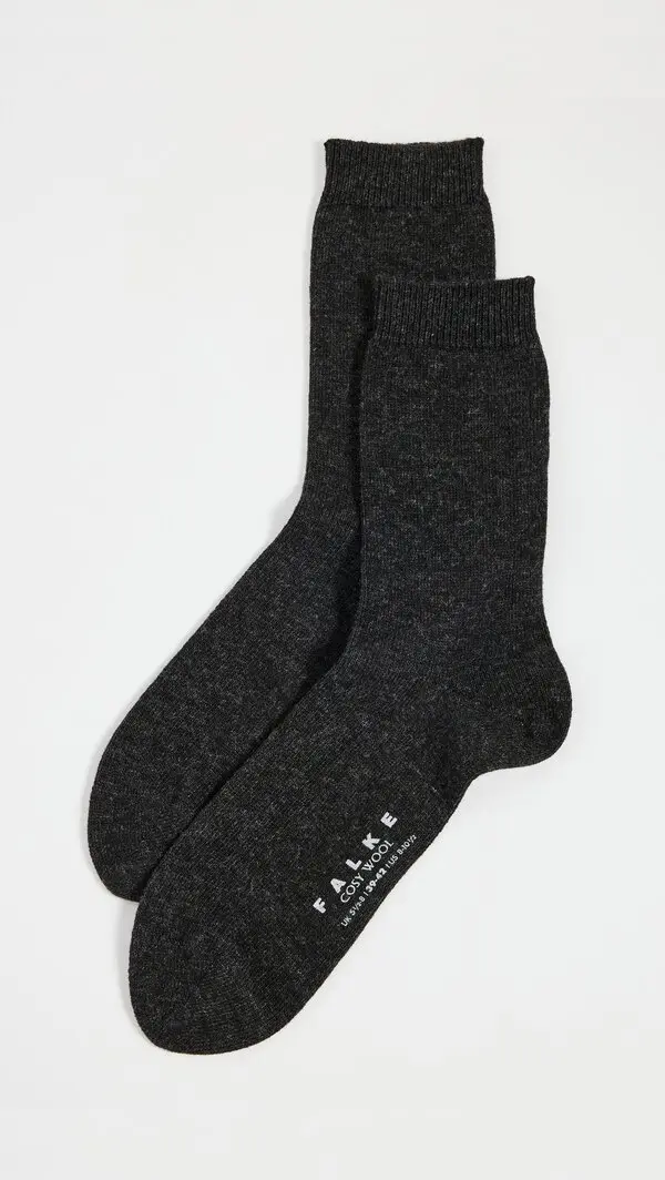 Falke Cozy Wool Socks - Anthracite