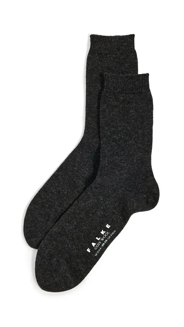 Falke Cozy Wool Socks - Anthracite