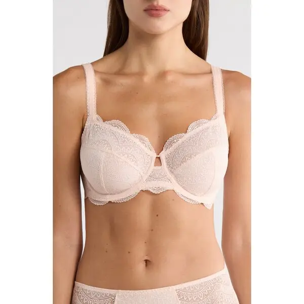 Simone Perele Karma Full Cup Underwire Bra - Petal Powder