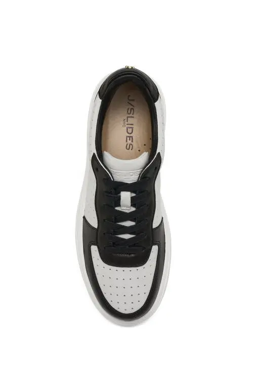 J/SLIDES NYC Felix Platform Sneakers - Black White