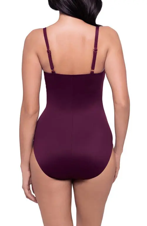 Miraclesuit Network News Mariposa Underwire One-piece Swimsuit