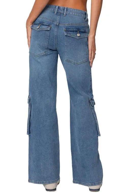 EDIKTED Lunar Low Rise Cargo Jeans