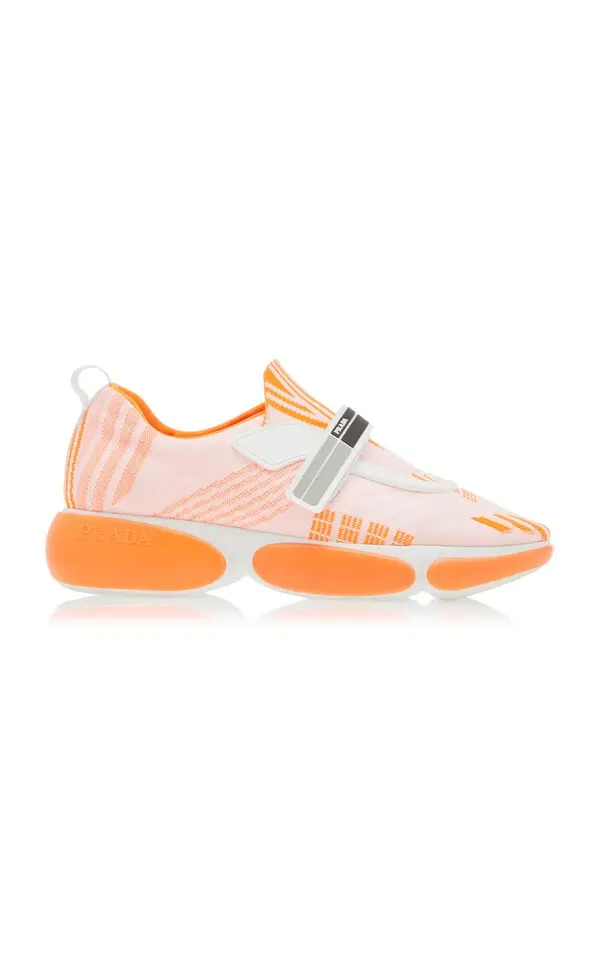 Prada Allacciate Low-top Sneakers - Orange