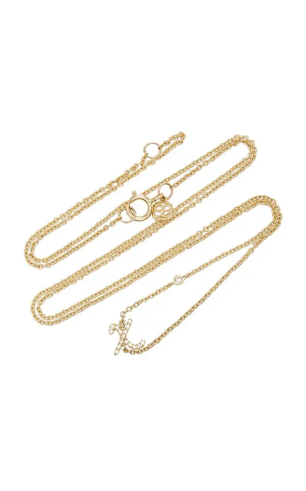 SYDNEY EVAN 14k Diamond Initial Necklace Gifts For Her