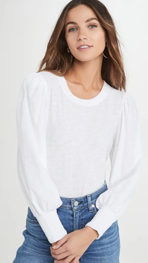 Nation Ltd Loren Smocked Tee