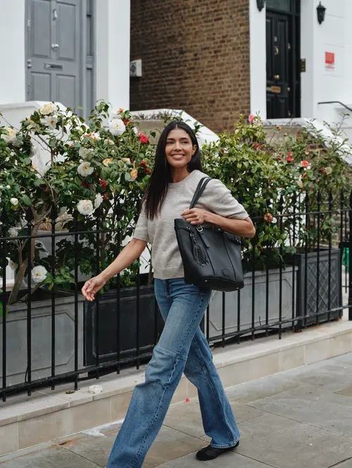 POM POM LONDON Pelham Tote Bag - Black
