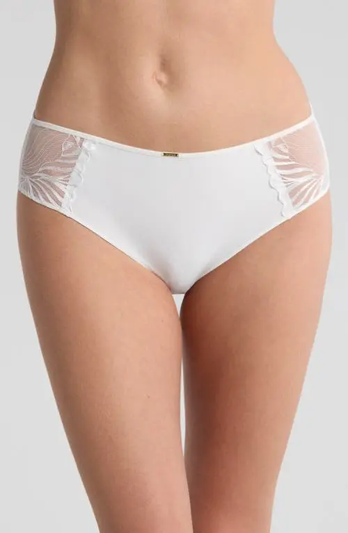 Chantelle Legend Mid Rise Bikini Briefs - Milk
