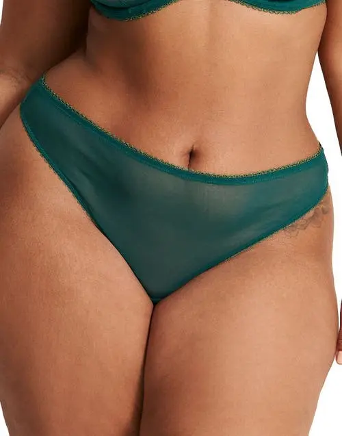 ADORE ME Alyshia Thong Panties - Dark Green