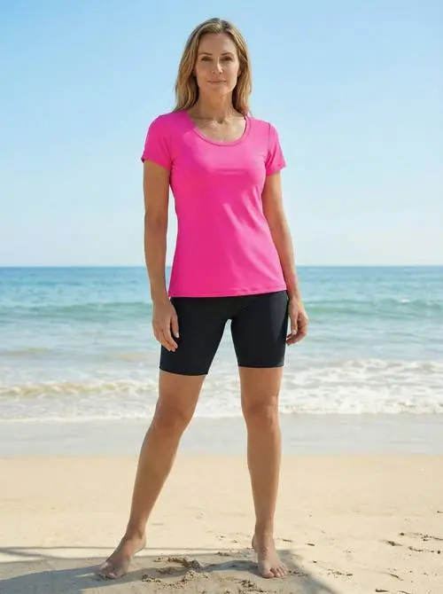 CITY THREADS USA-MADE Upf 50+ Swim Bike Short