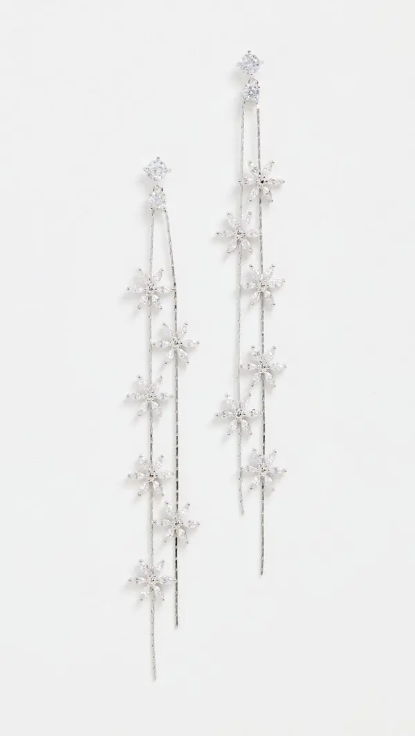 Shashi Whisper Floral Dangle Earrings
