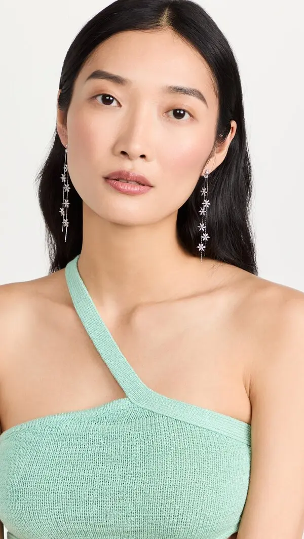 Shashi Whisper Floral Dangle Earrings