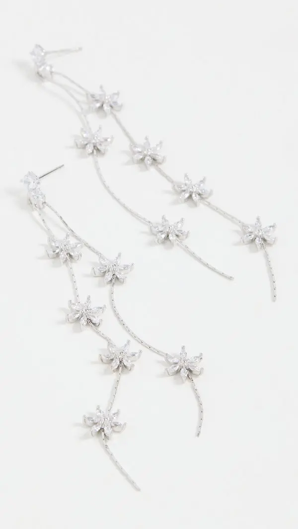 Shashi Whisper Floral Dangle Earrings